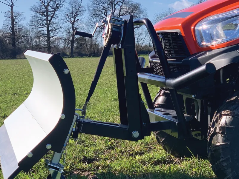 Faulkner Brothers 1.5m snow plough for UTV - Electric Lift