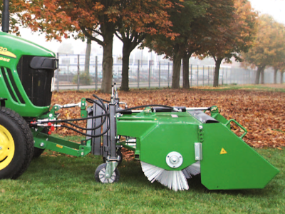 KM 13050 M - Front Mounted Sweeper for Tractor and Mower 130cm ...