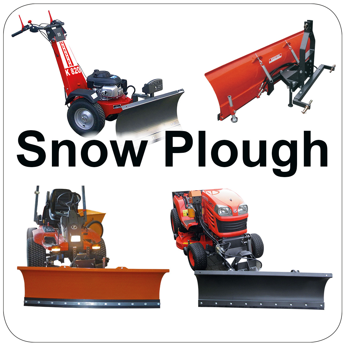 Kersten Snow Ploughing Attachments